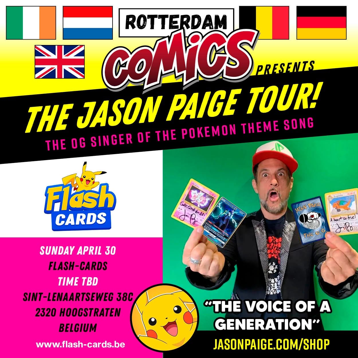 Jason Paige bij Flash-Cards - Flash Cards