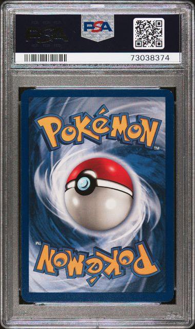 Pokemon Fossil #10 Lapras-Holo 1ST Edition PSA 8 - Flash Cards