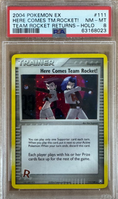 Pokemon Here comes Team Rocket Returns #111 Team Rocket Returns Holo ...