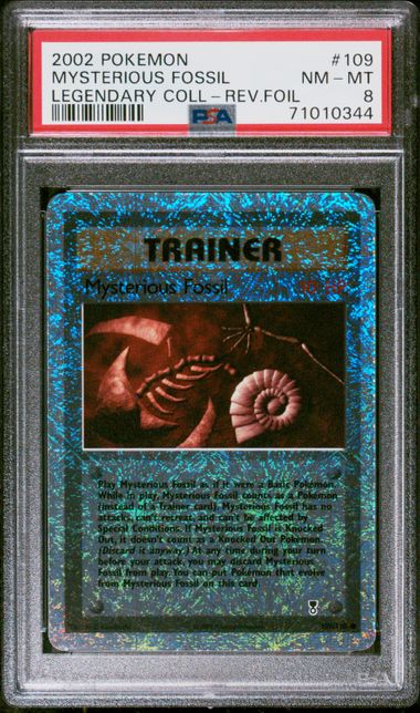 Pokemon Legendary Collection #109 Mysterious Fossil Reverse Foil PSA 8 ...